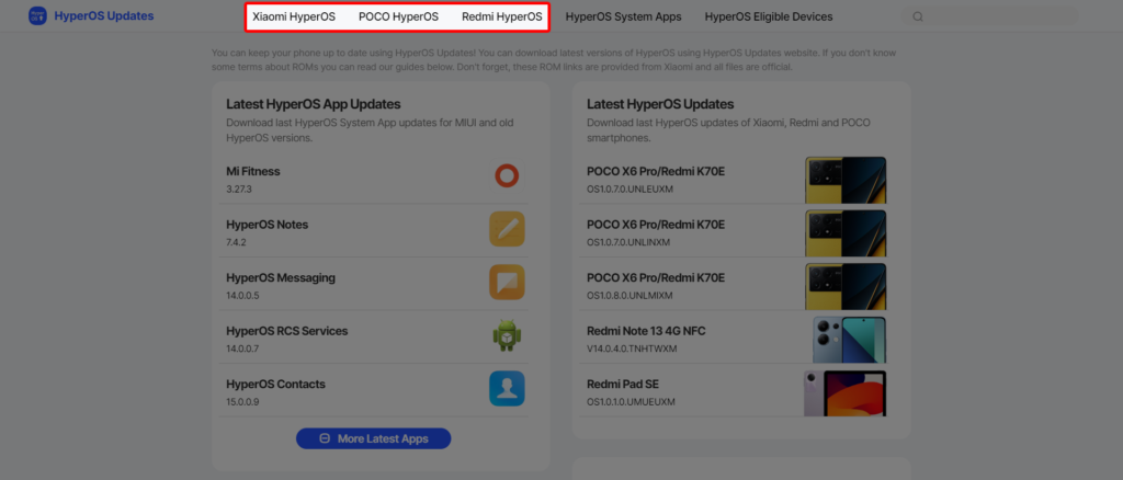 HyperOS Updates (MIUI) | Xiaomi System App Updates & Recovery ...